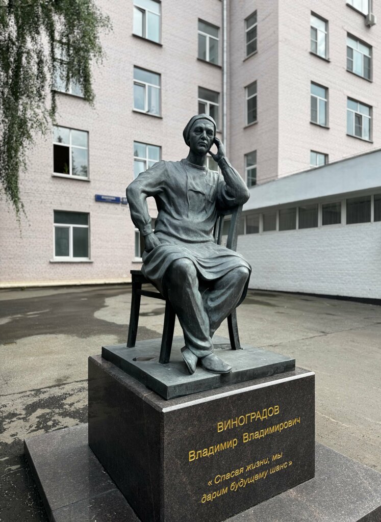 Anıt, heykel Владимир Владимирович Виноградов, Moskova, foto