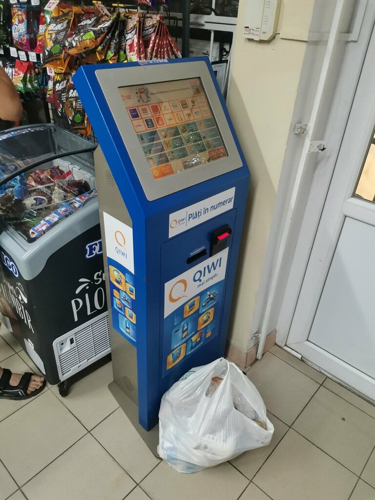 Ödeme terminali Qiwi, Kişinev, foto