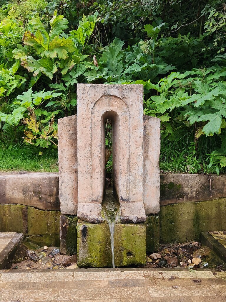 Pınar, çay Spring, stream, Pikalevo, foto