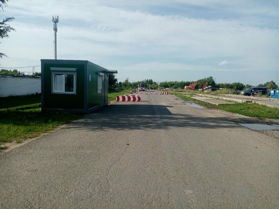 Geçiş noktaları, güvenlik kontrol alanı Пост охраны, Omsk, foto