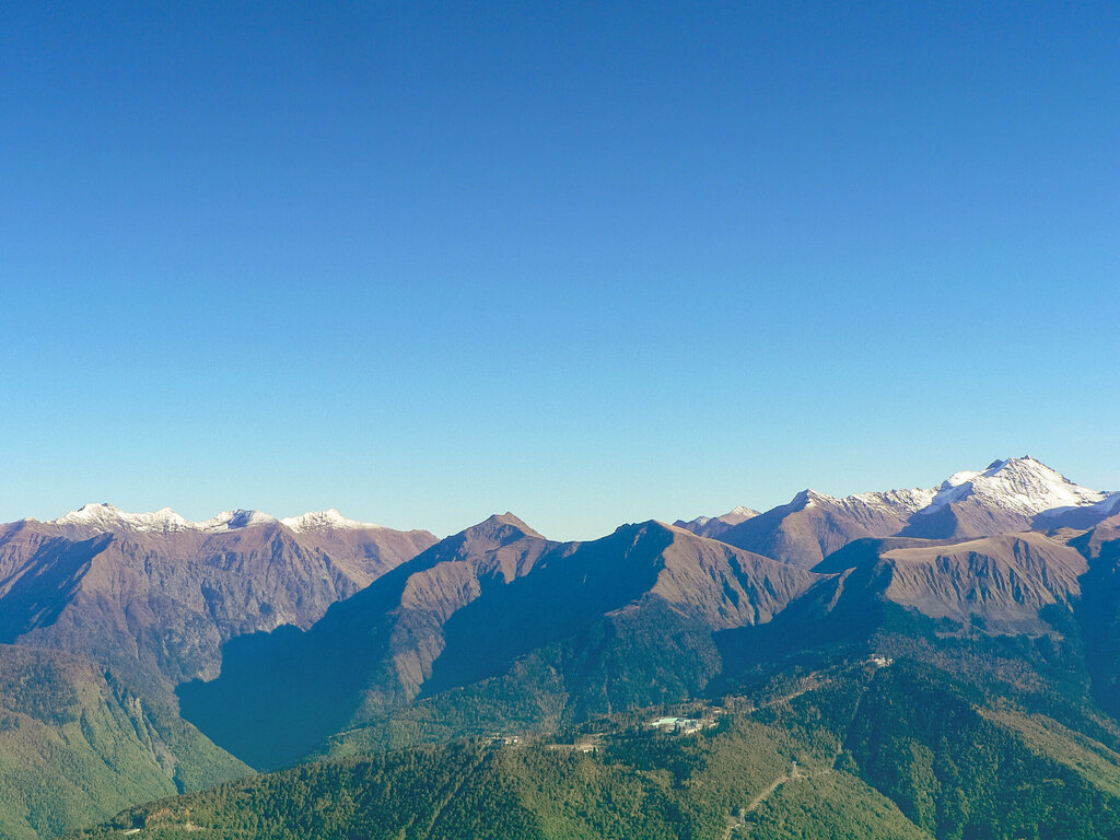Dağ zirvesi Высота 2095 метров, Soçi, foto
