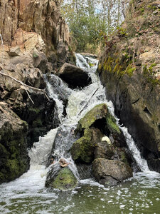 Водопад Демаринский (Chelyabinsk Region, reka Kabanka), şelale  Çeliabinskaya oblastından
