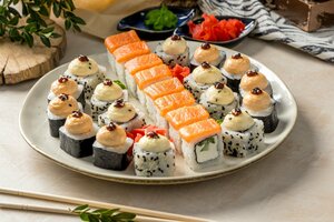 Suşi restoranı Sushi Moji, Tiumen, foto