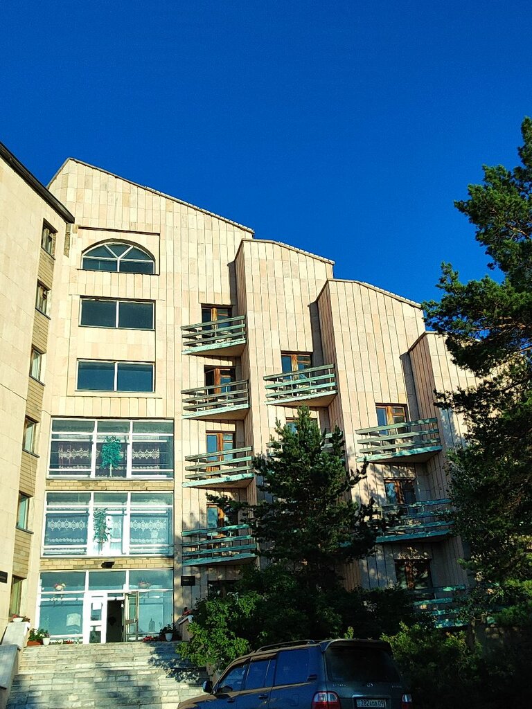 Resort oteller, tesisler Cascade, Karağandı eyaleti, foto
