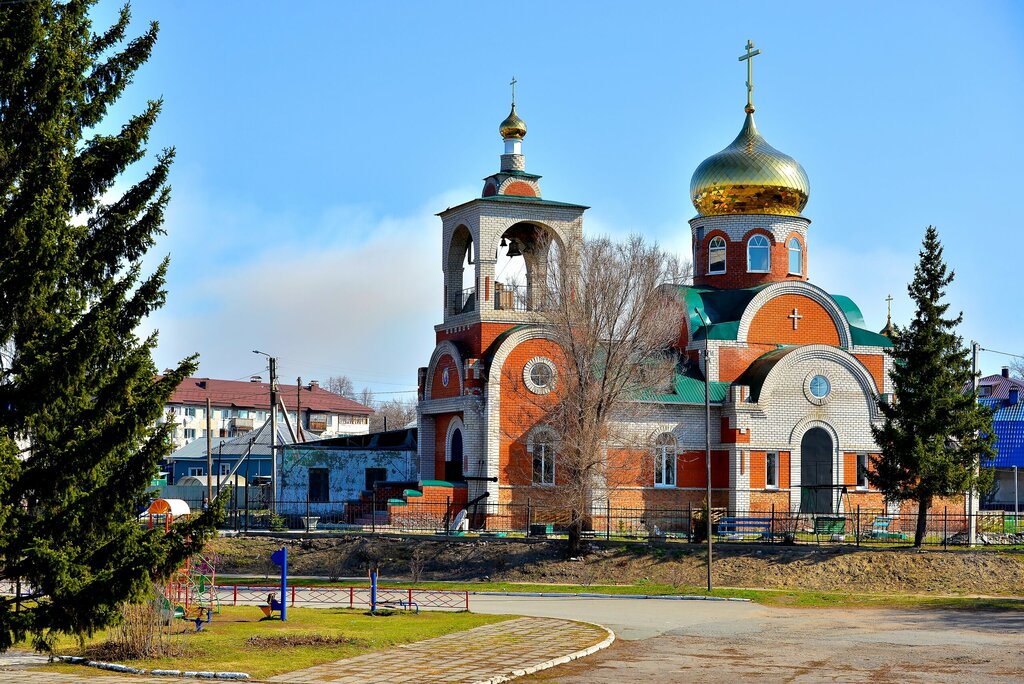 Ortodoks kiliseleri Церковь Серафима Саровского, Zarinsk, foto