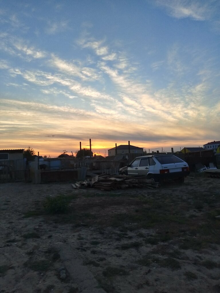 Yük istasyonu Zhanibek, Batı Kazakistan eyaleti, foto