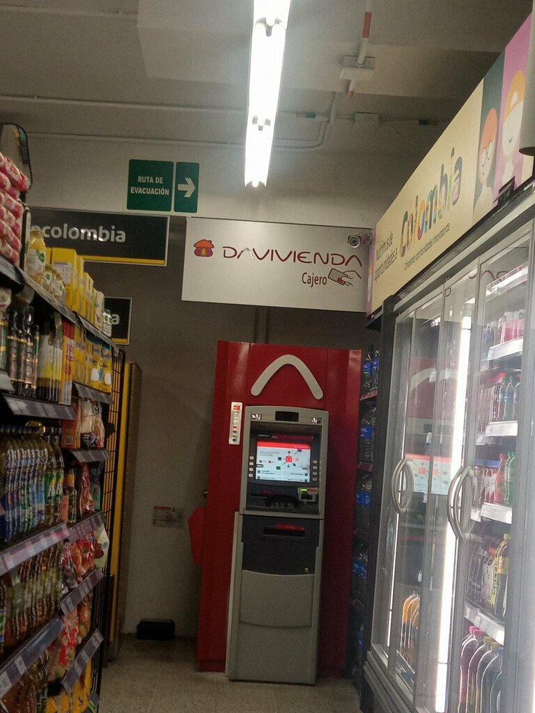 ATM'ler Cajero Davivienda, Bogota, foto
