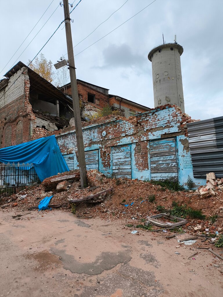 Turistik yerler Памятник архитектуры конца XIX века Цех Стодольской мануфактуры, Klintsy, foto