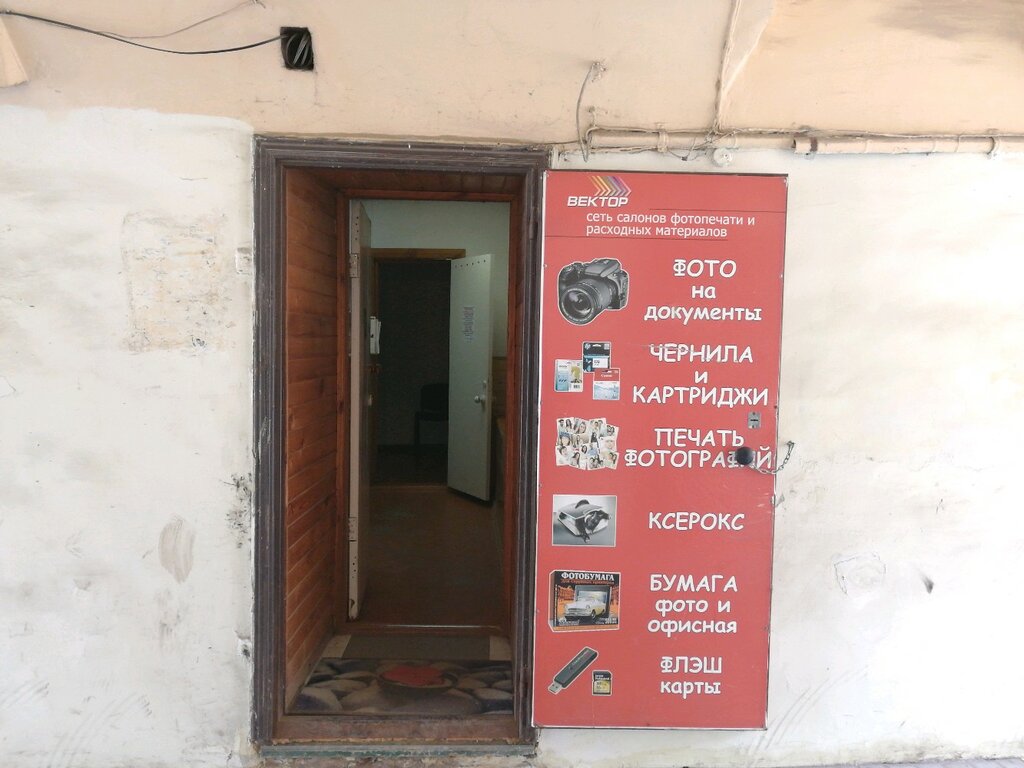 Elektronik ofis ekipmanları sarf malzemeleri Magazin Vektor, Riazan, foto