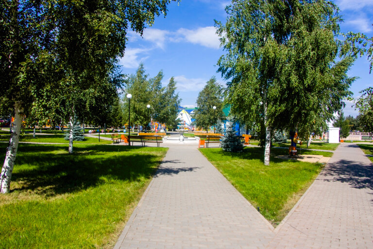 Kültür ve eğlence parkları парк имени Р.К. Ишкаева, Aznakayevo (Aznakay), foto