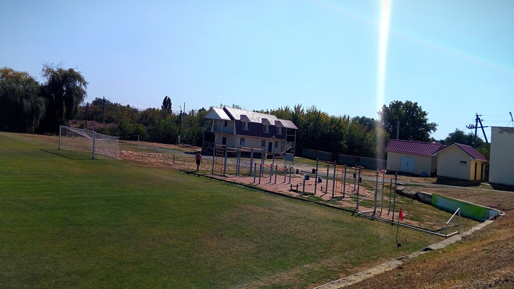 Spor alanı Площадка ГТО, Kırım Cumhuriyeti, foto