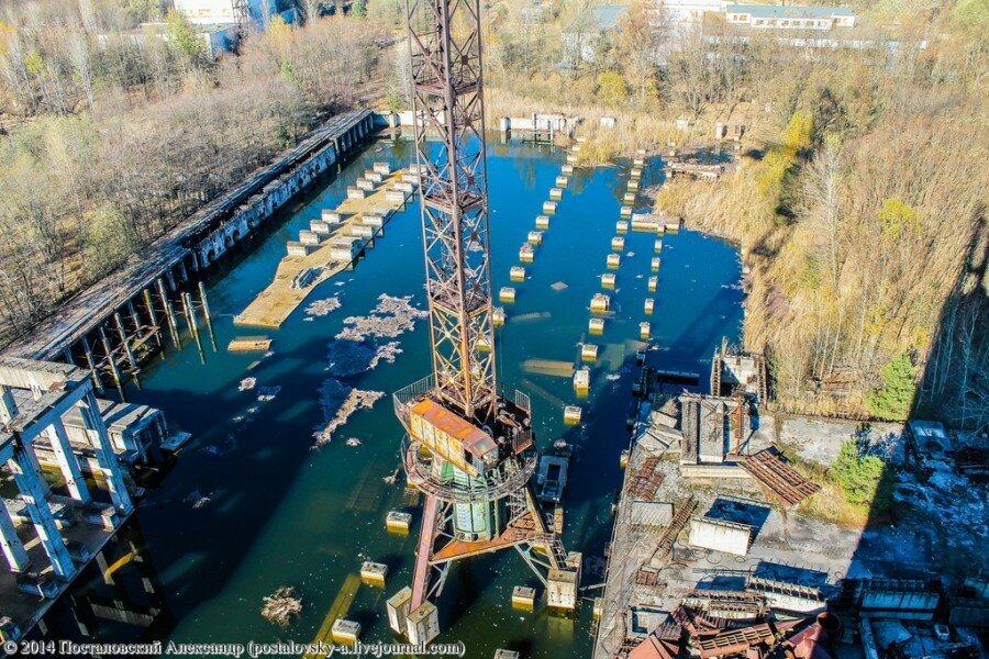 Teknoloji anıtı Кран башенный, Kiev Bölgesi, foto