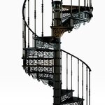 Cast iron stairs (ulitsa Vavilova No:27), merdiven ve korkuluklar  Novoçerkassk'tan