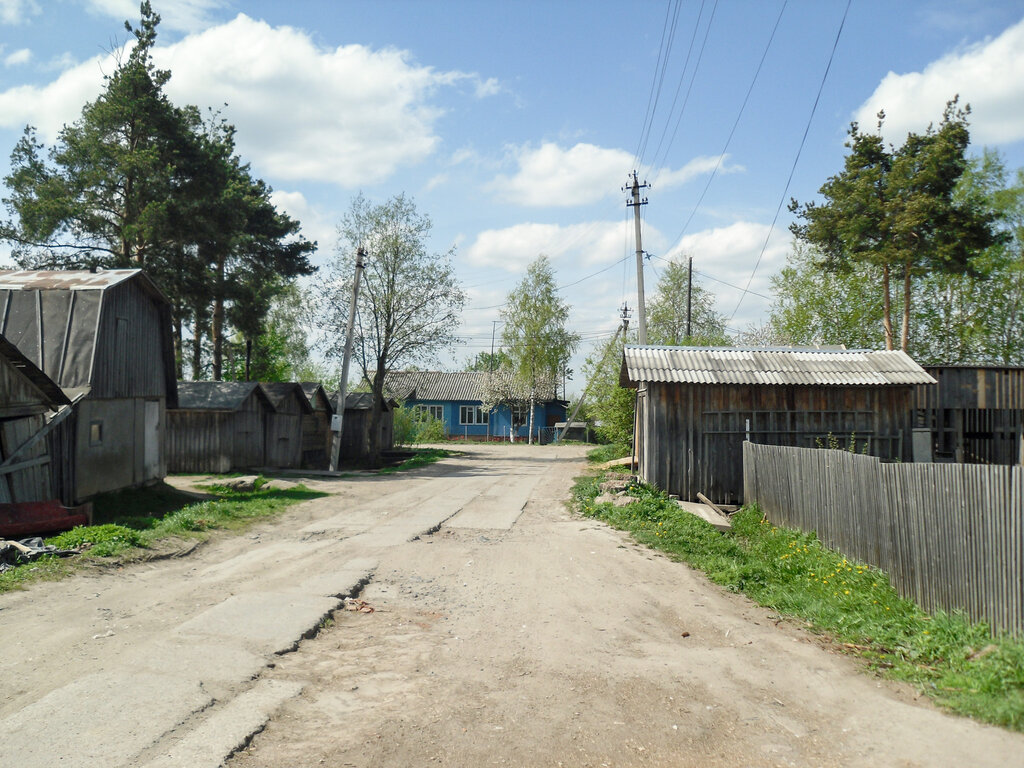 Yük istasyonu Tayozhniy Passing Loop, Vologodskaya oblastı, foto