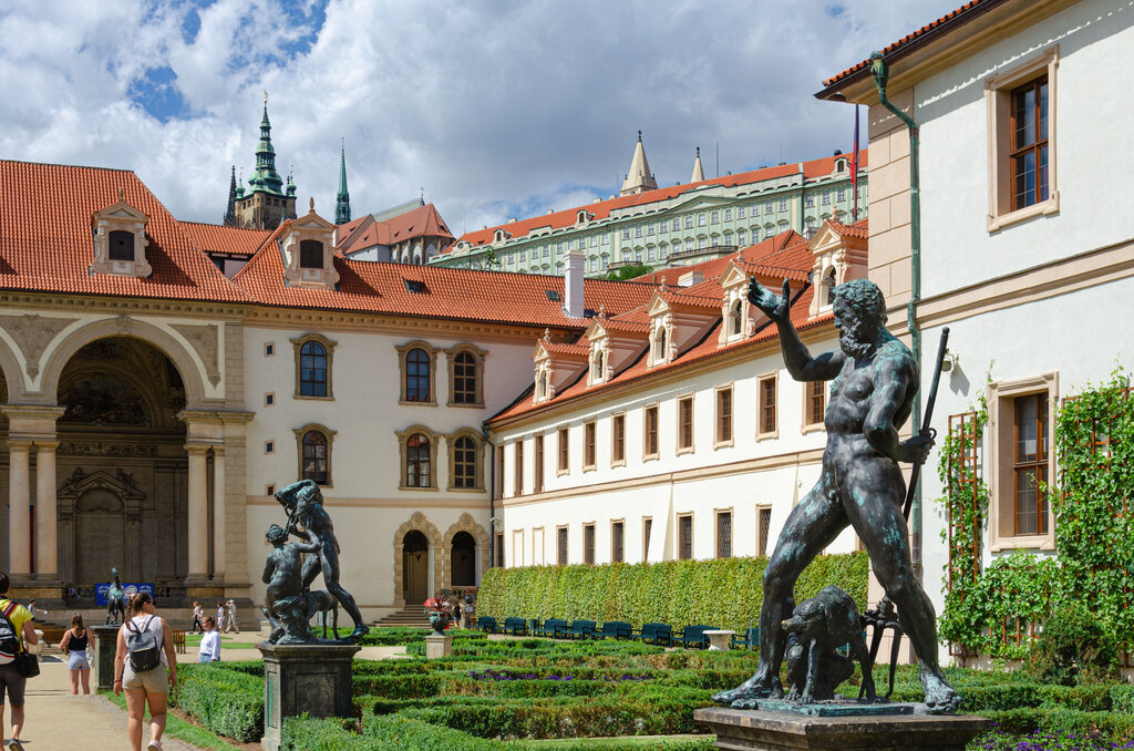 Turistik yerler Valdštejnský palác, Prag, foto