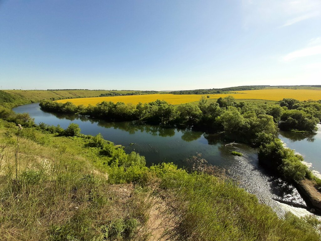 Doğa koruma alanı памятник природы регионального значения утёс Ишутинская гора, Tulskaya oblastı, foto