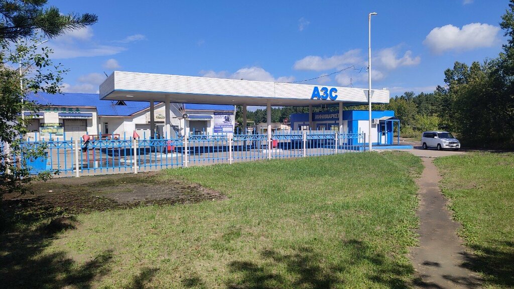 Benzin istasyonu Gazpromneft, Angarsk, foto