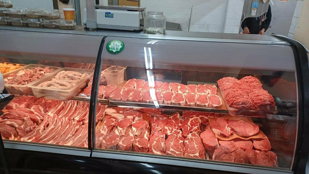 Kasap, şarküteri Gusht Dukoni, Semerkant eyaleti, foto