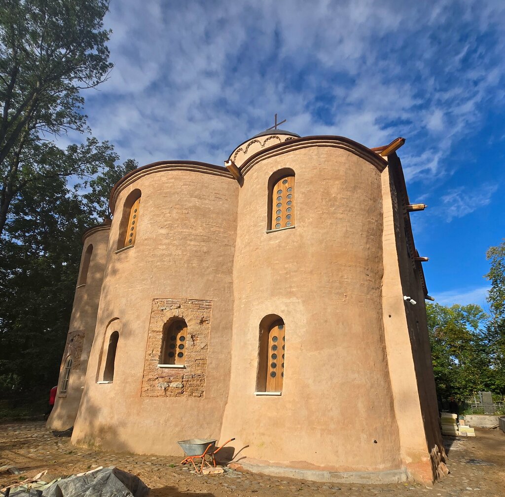 Ortodoks kiliseleri Sts. Peter and Paul Church na Silnische, Velikiy Novgorod, foto