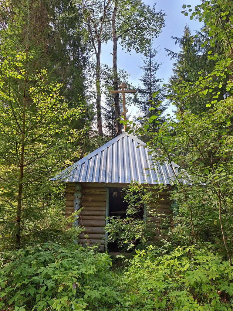 Şapel, haç anıtı Часовня Николая Чудотворца, İvanovskaya oblastı, foto