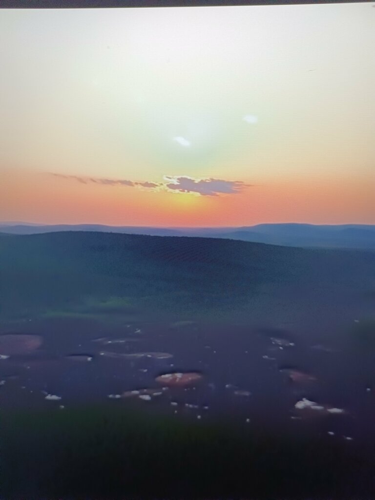 Turistik yerler The Epicenter of the Explosion of the Tunguska Meteorite, Krasnoyarski krayı, foto