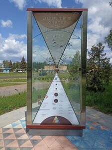 Юпитер (Moscow Region, Chernogolovka, Shkolny bulvar), park, sokak heykeli  Çernogolovka'dan