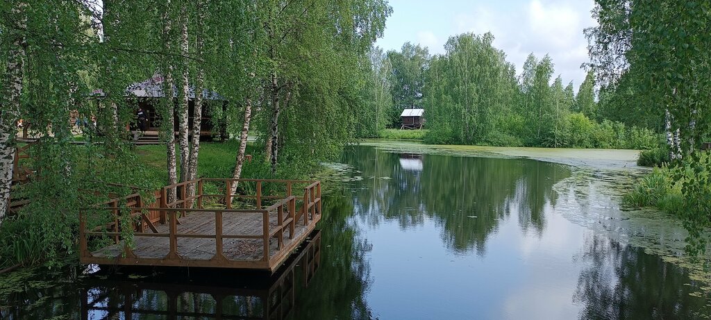 Turistik yerler Бани из деревни Ведерки, Kostroma, foto
