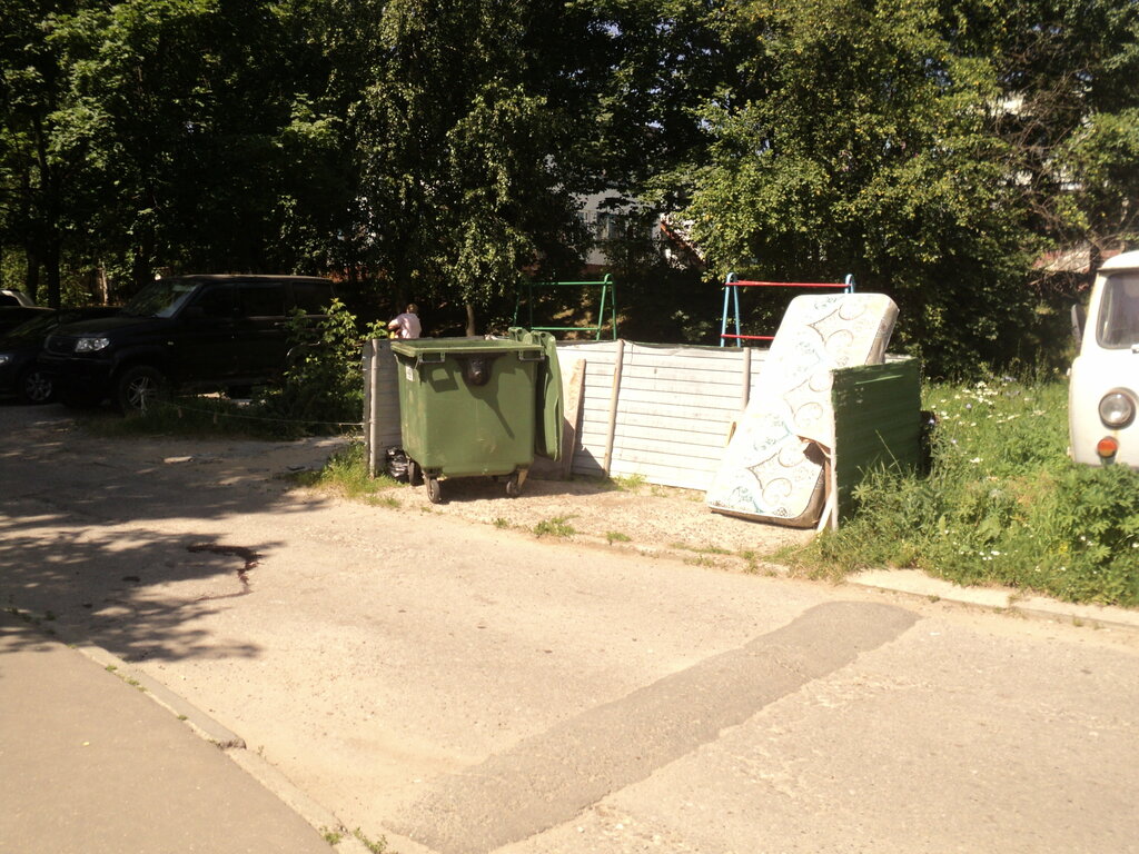 Çöp alanları Trash and garbage disposal area, Cheboksary, foto