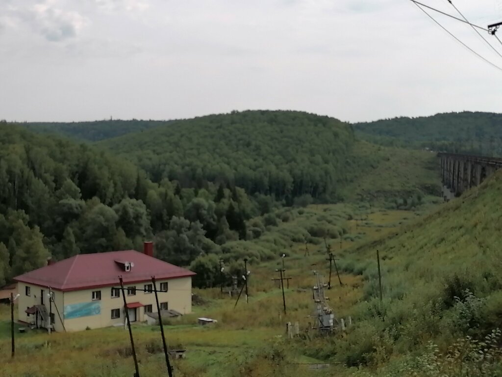 Turistik yerler Виадук Саранинский лог, Sverdlovskaya oblastı, foto