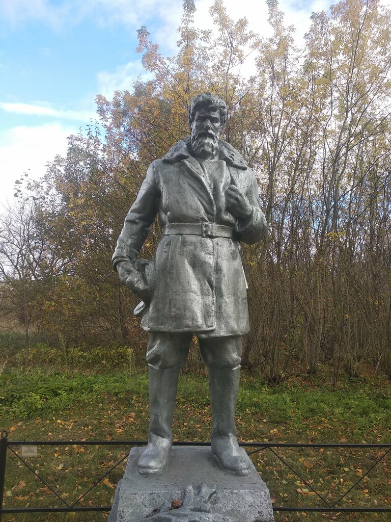 Anıt, heykel Партизану деду Талашу, Mogiliovskaya oblastı, foto