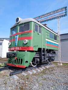 Электровоз ВЛ8-687 (Kaluga Region, gorodskoye poseleniye Maloyaroslavets), teknoloji anıtı  Maloyaroslavets'ten