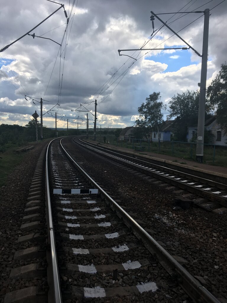 Tren istasyonu станция 1214 км, Odessa Bölgesi, foto