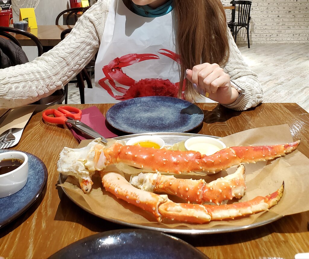 Kafe Crab Cooker Carry Claws, Moskova, foto