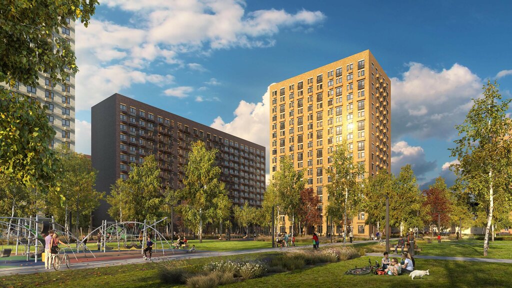 Yeni yerleşim alanlarındaki daireler Михайловский парк, офис продаж, Moskova, foto