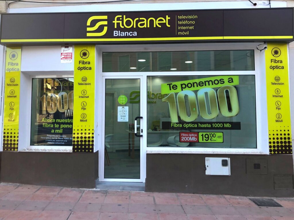 Telekomünikasyon satış noktaları Fibranet Blanca, Murcia, foto