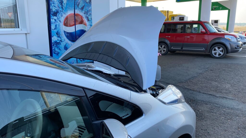 Benzin istasyonu Башнефть, Orenburgskaya oblastı, foto