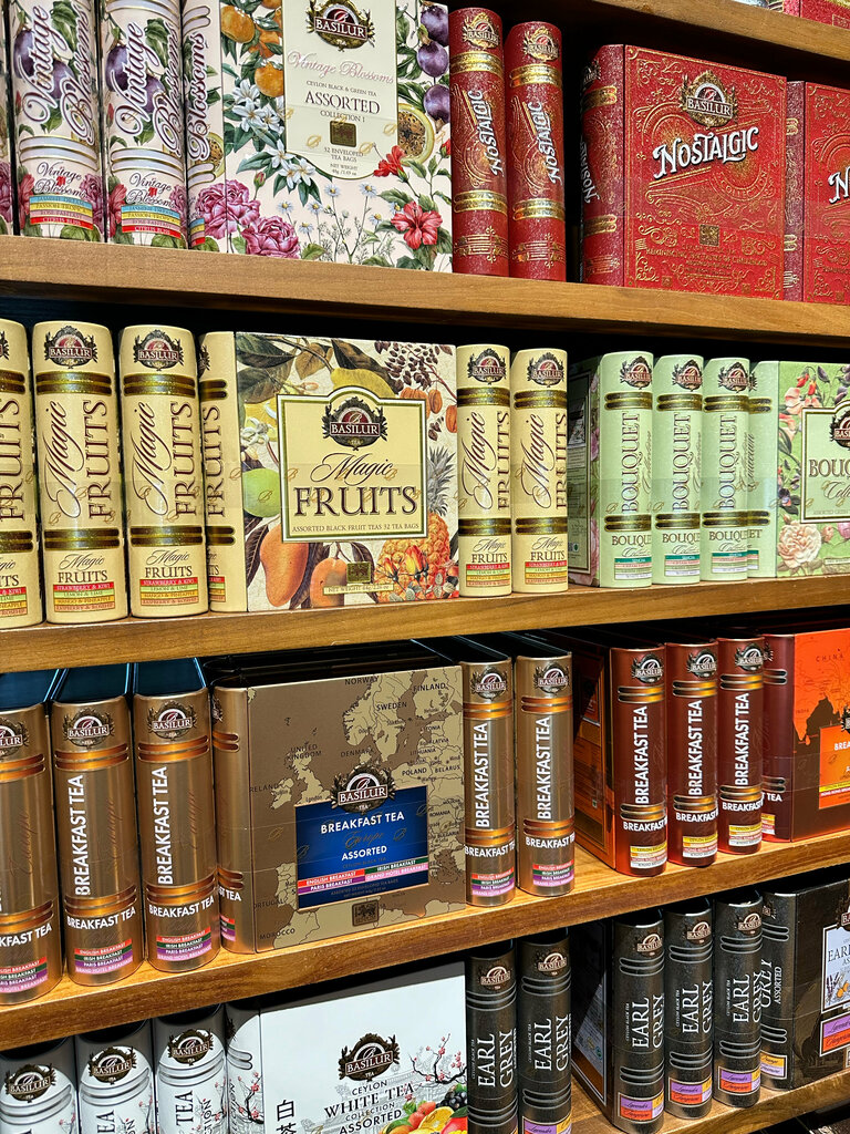 Çay mağazaları Basilur, Almatı, foto