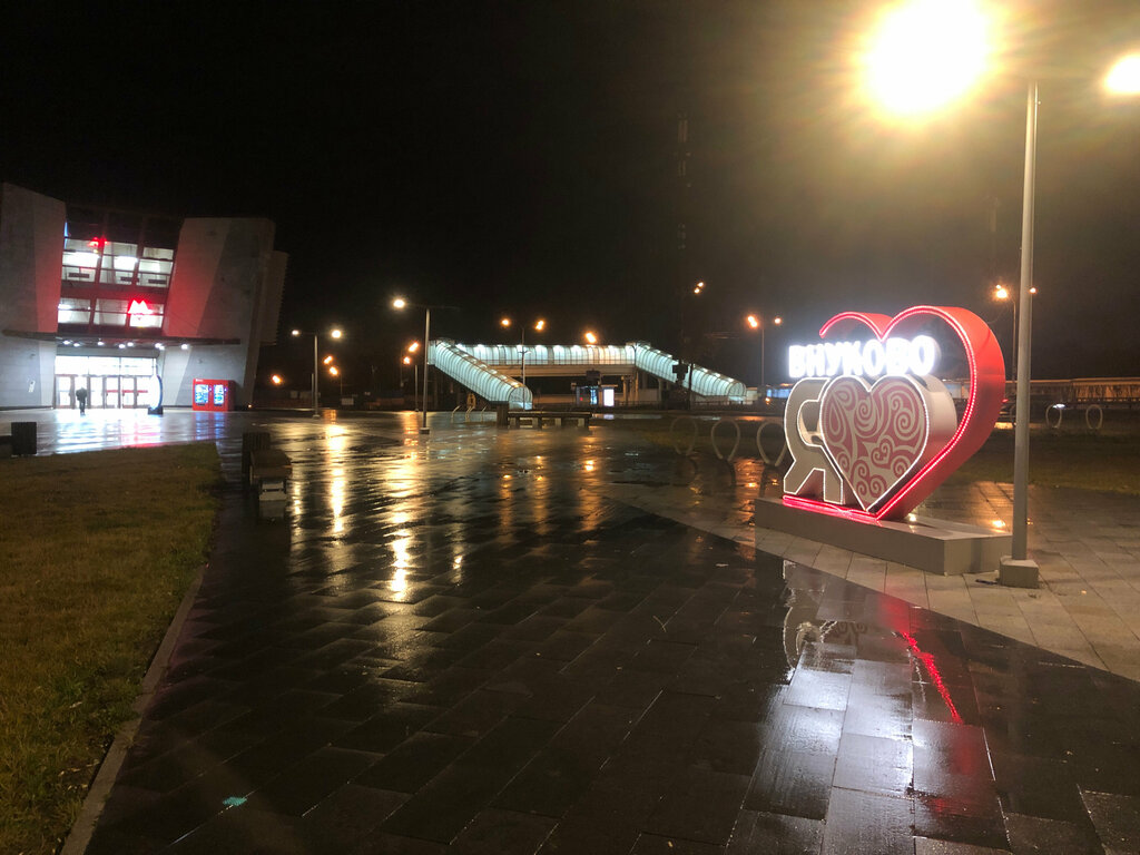 Giriş işareti Я люблю Внуково, Moskova, foto