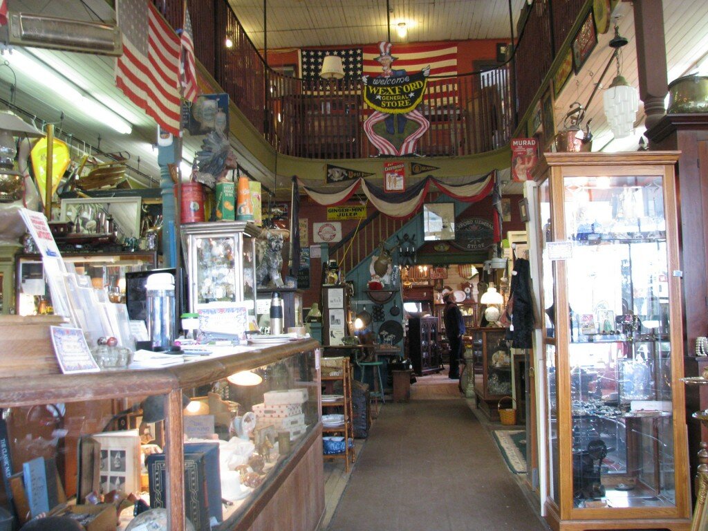 Antikacı dükkanları Wexford General Store Antiques, Pennsylvania, foto