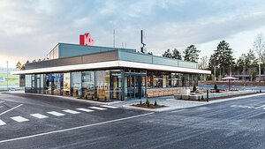 Max Hamburgare (Skogsuddevägen No:1), fast food  Vaxjö'den