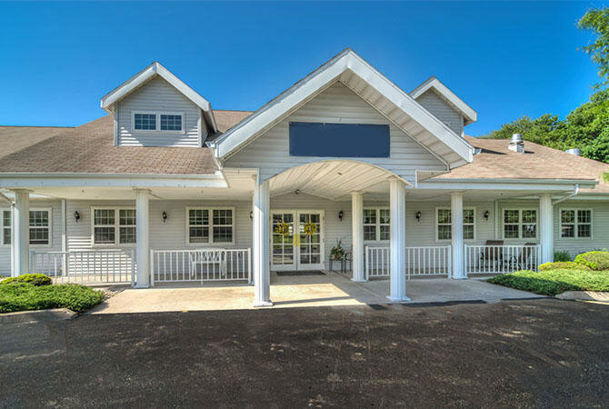 Huzurevi, bakımevi Elkhart Place, İndiana Eyaleti, foto