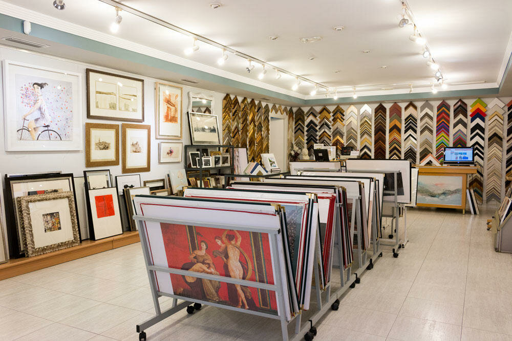 Hobi, elişi için ürünler L'image Poster Gallery, Sevilla, foto