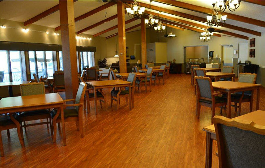 Huzurevi, bakımevi The Timbers of Jasper, İndiana Eyaleti, foto