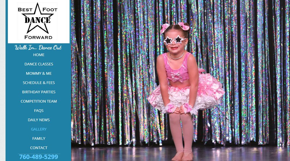 Dans okulları Best Foot Forward Dance Studio, Escondido, foto