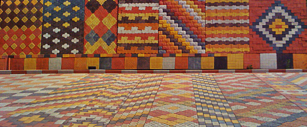 Kaldırım taşları Klassik, Voronej, foto