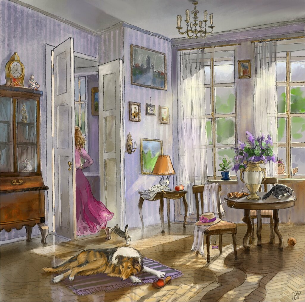 Sanat okulları Illustration club of Shkorkins designers, Saint‑Petersburg, foto