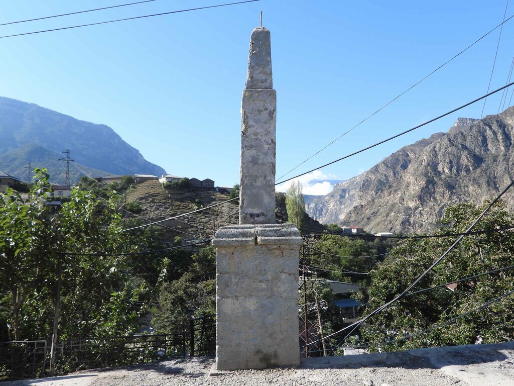 Anıt, heykel Ветеранам Великой Отечественной войны, Dağıstan, foto