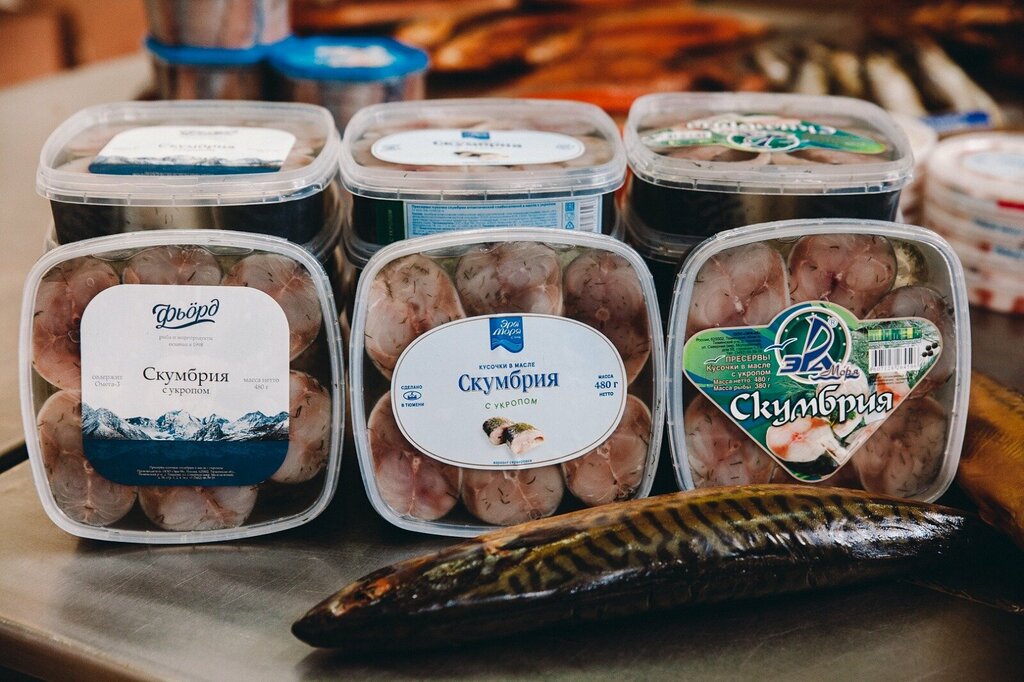 Balık ve deniz ürünleri Эра Моря, Tümen (Tiumenskaya) oblastı, foto