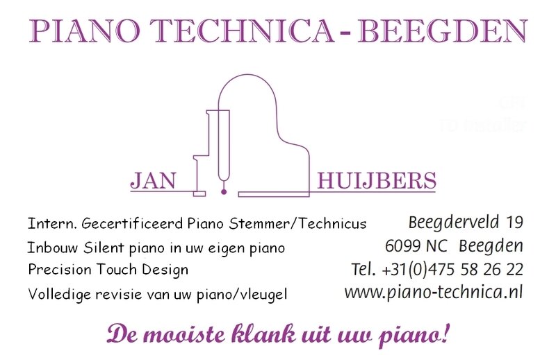 Müzik enstrumanların tamiri Piano Technica Beegden Huijbers, Limburg, foto