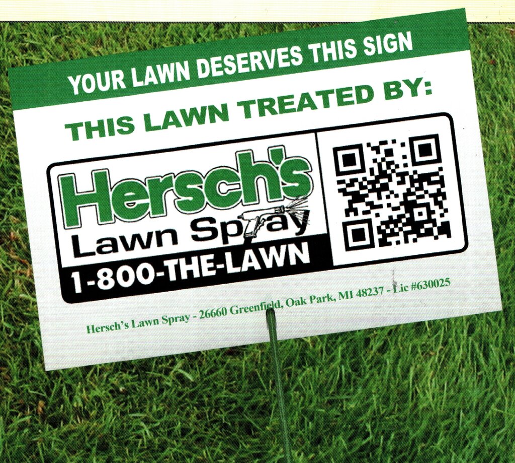 Bahçe ekipmanları ve teknolojileri Hersch's Lawn Spray, Michigan Eyaleti, foto